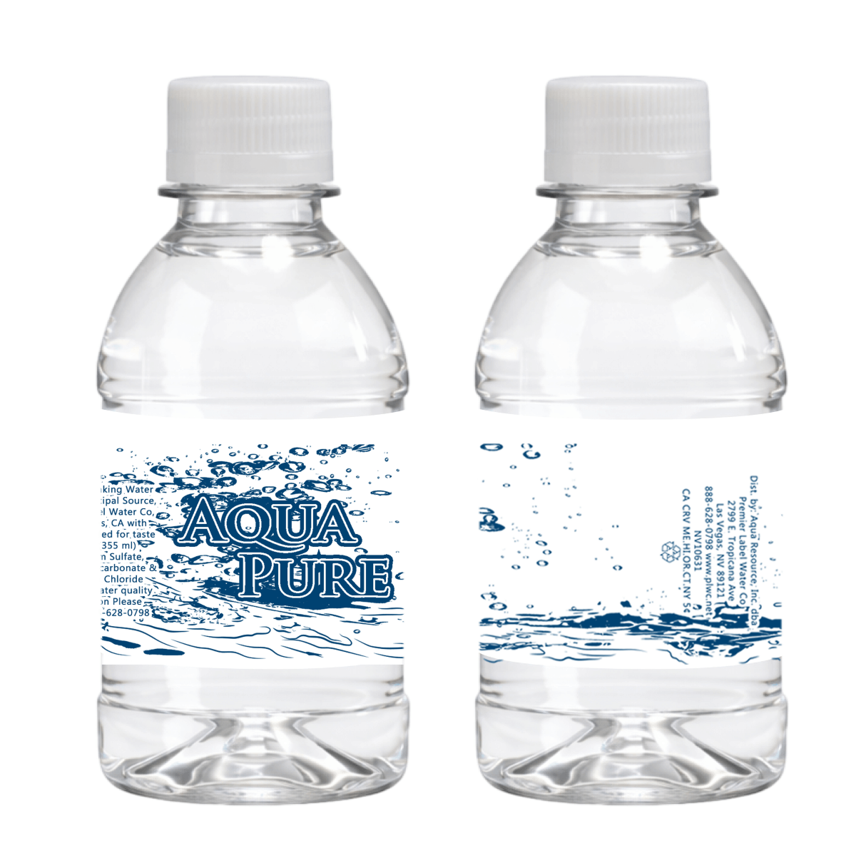 Aqua Pure PET bottle Spring Water (8oz) – Premier Label Water Company